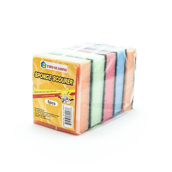 Two Seasons 5 Pc Sponge Scourer | Four Seasons Global Trading